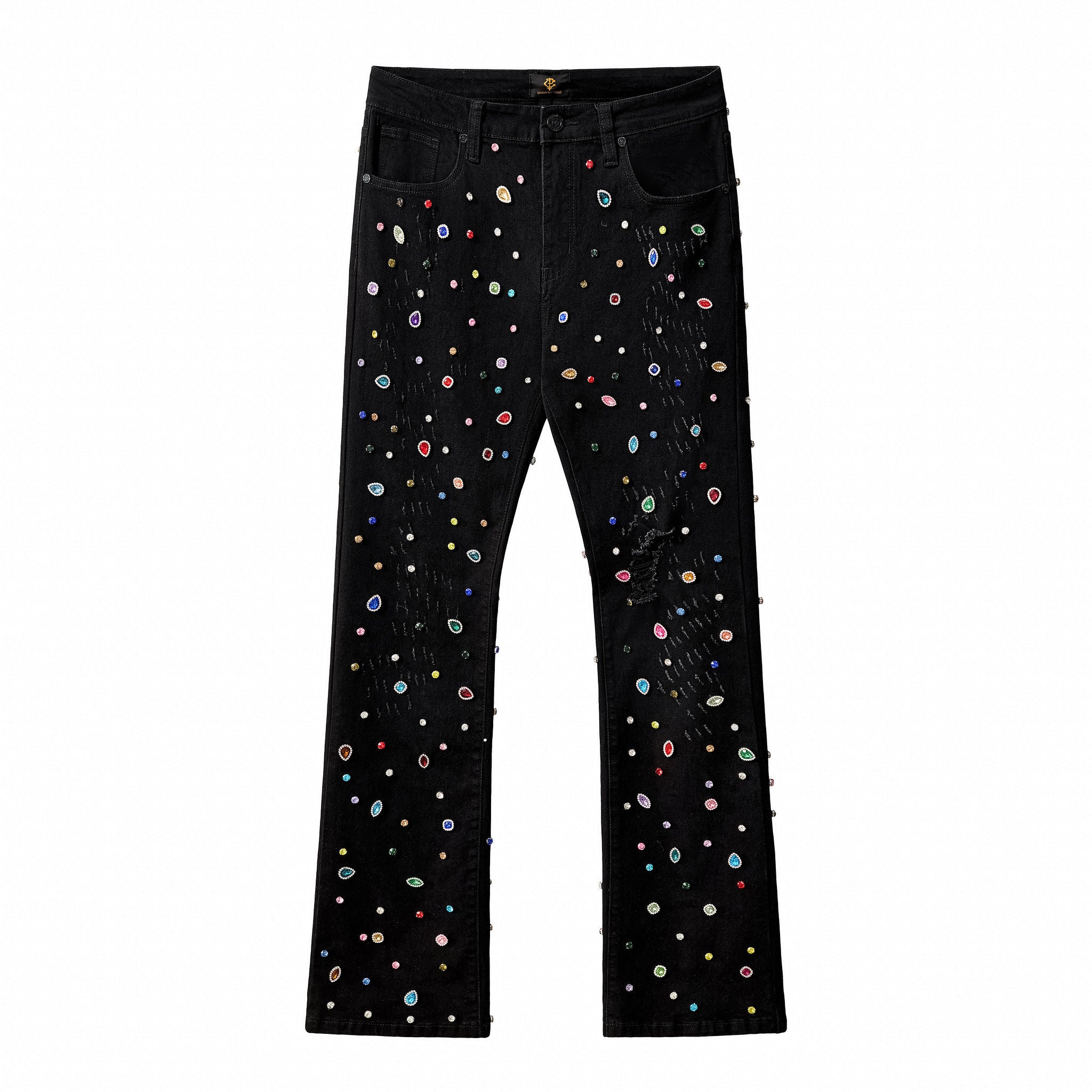 Prism Gem Denim Pant – Century Penthouse-BLACK – baroccowholesale