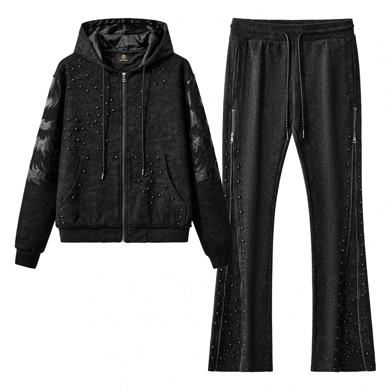 Midnight Roar sweatsuit-BLACK – baroccowholesale