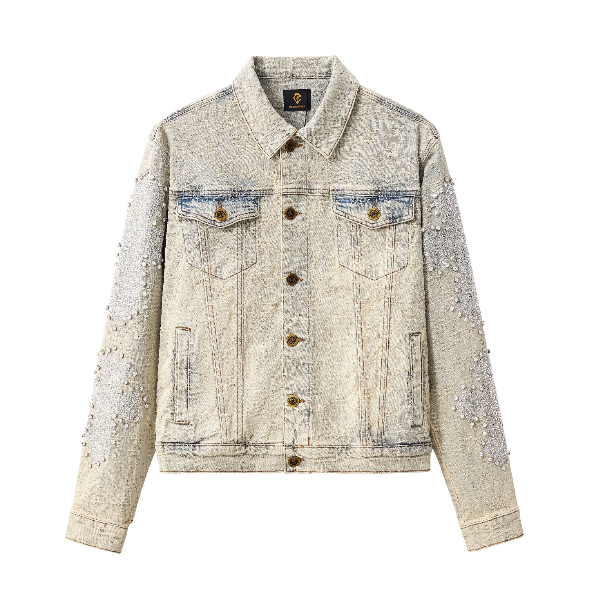 Sanctum Cross Denim Jkt – Century Penthouse-TAN – baroccowholesale